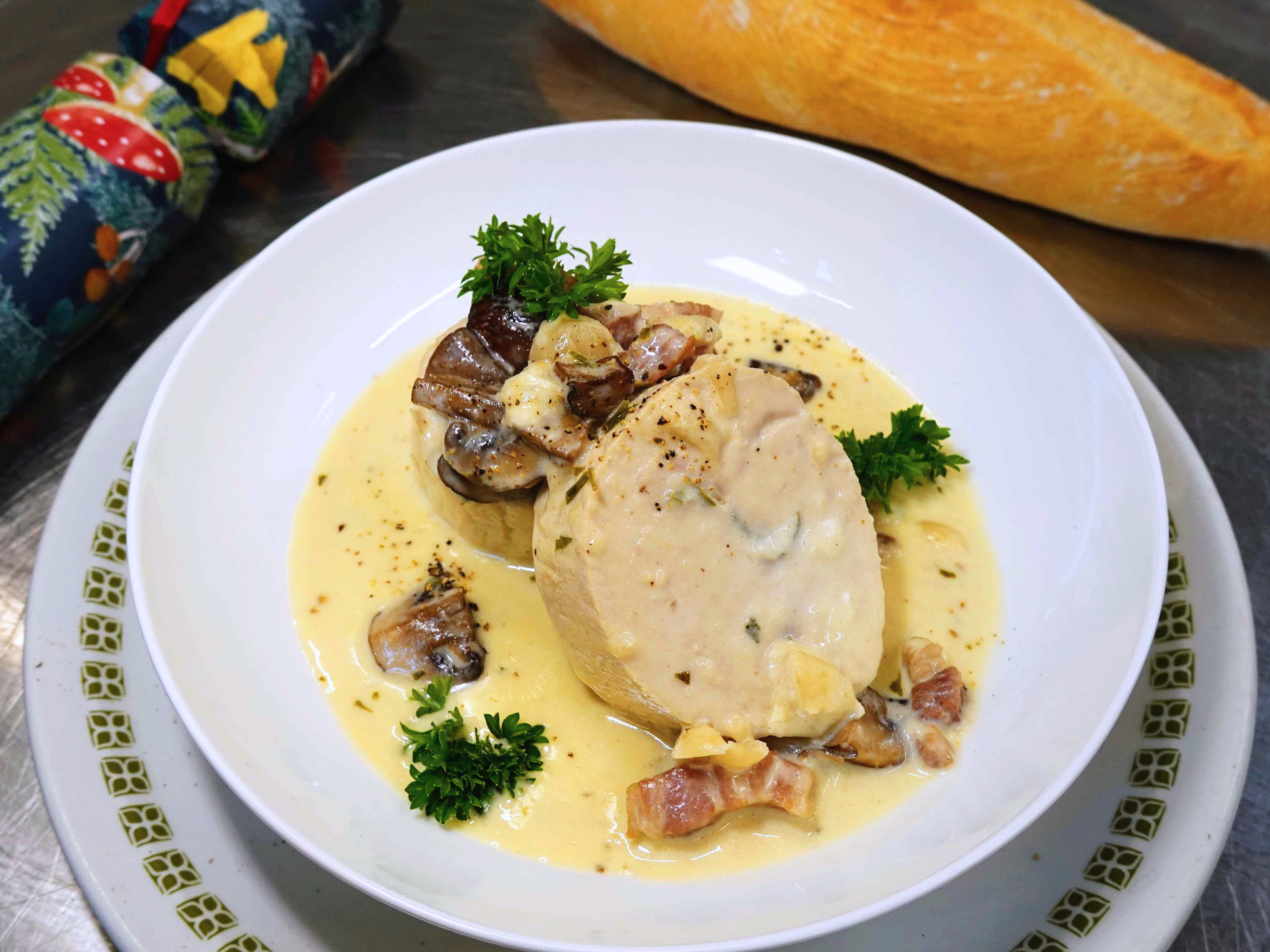 Ballotine of Turkey Hunter Style – Bistro Chef